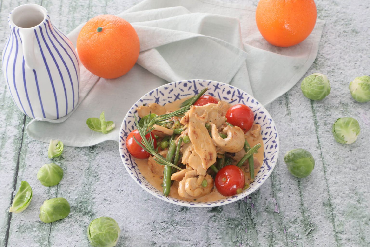 Stir Fry Chicken Recipe with Creamy Korean Ssamjang | O'Food